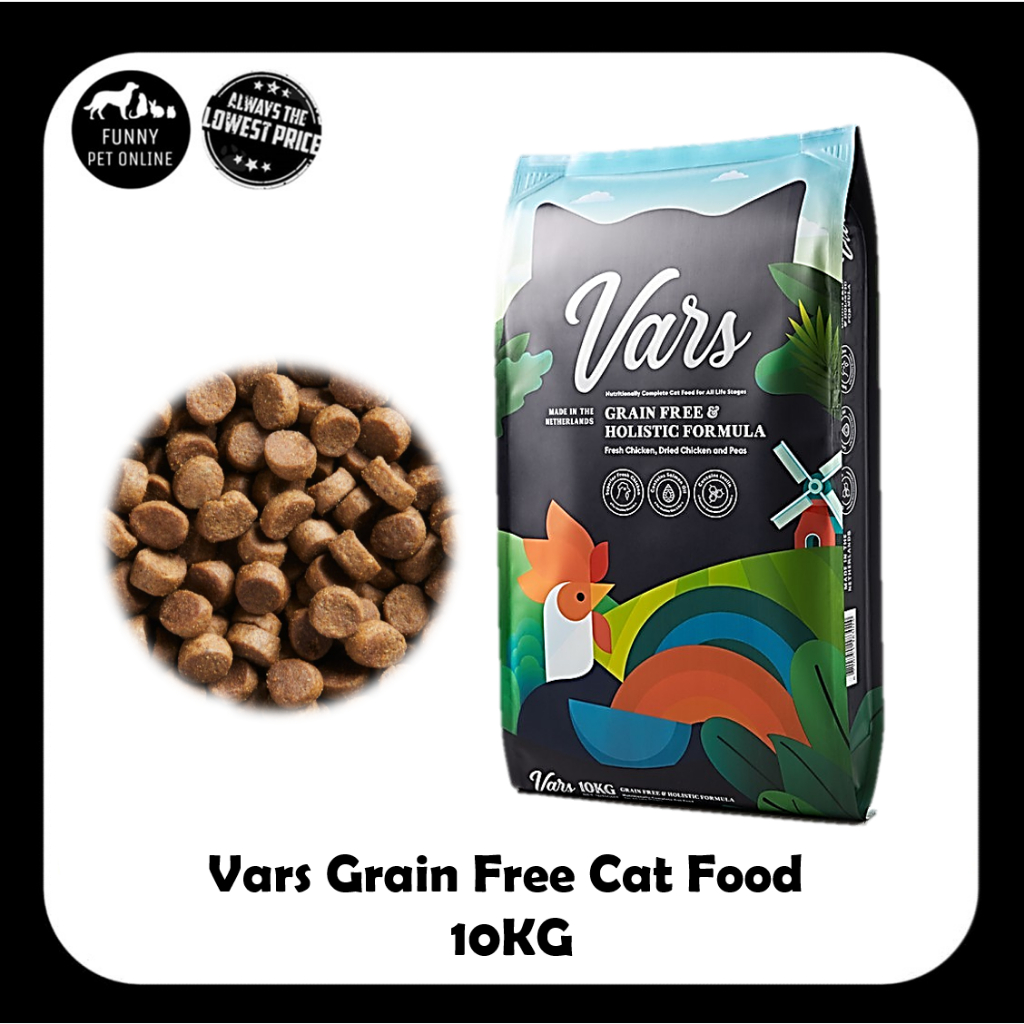 Vars Grain Free & Holistic Formula Cat Food 10KG (Original Pack) # ...