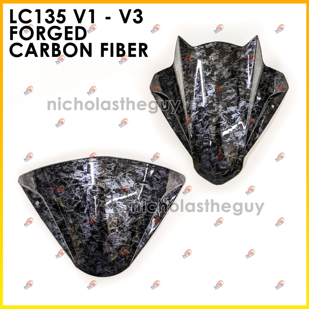 LC135 V1-V3 Forged Carbon Fiber Cowling Visor | Shopee Malaysia