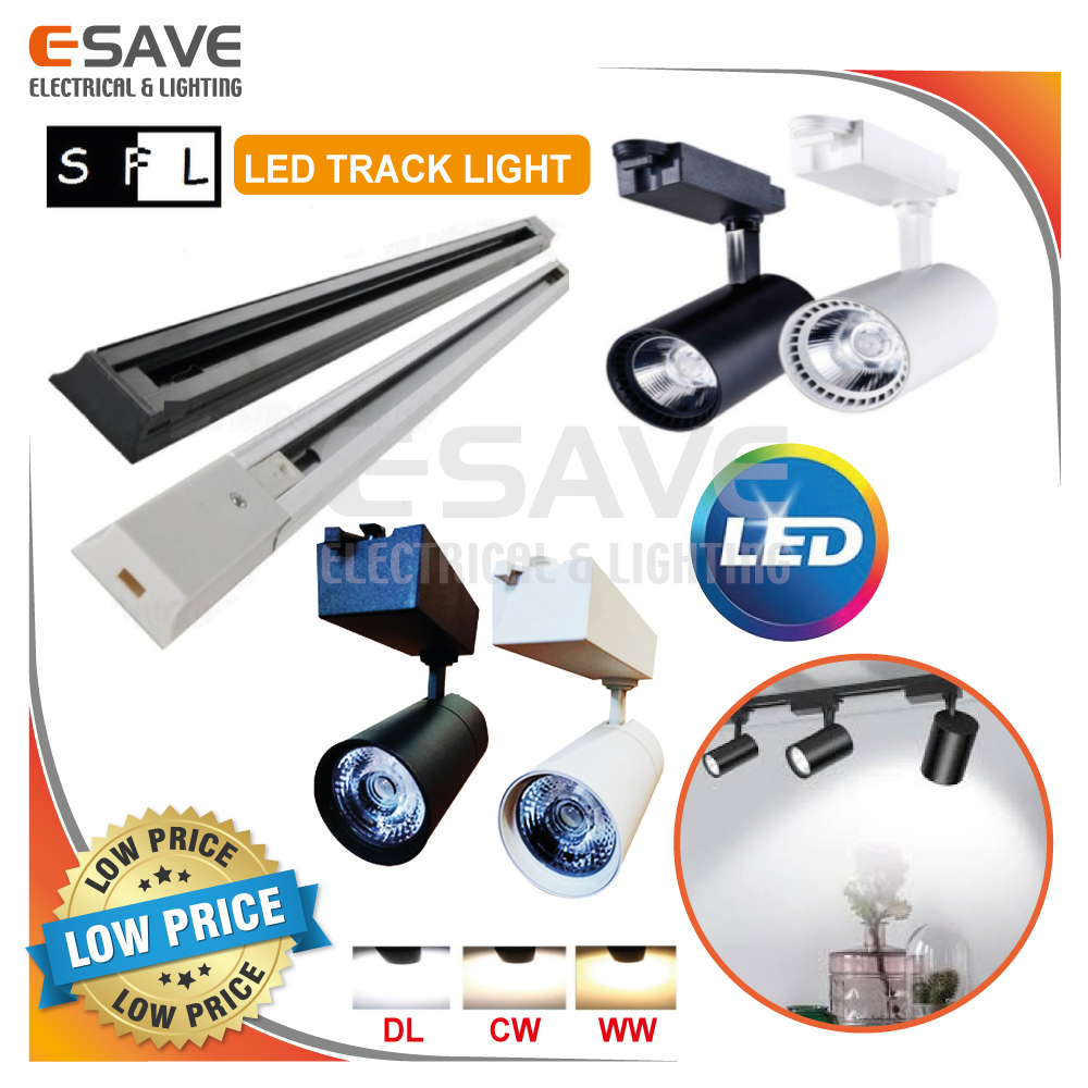 TRACK LIGHT BAR / RAIL 1 METER / 2 METER | Shopee Malaysia