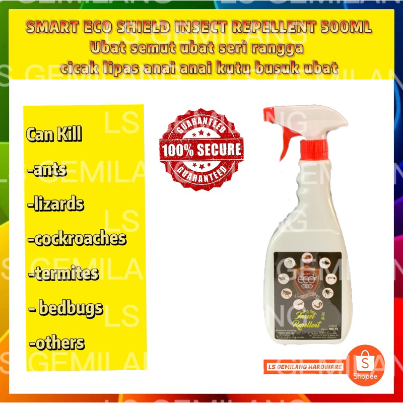SMART ECO SHIELD INSECT REPELLENT 500ML Ubat semut ubat seri rangga ...