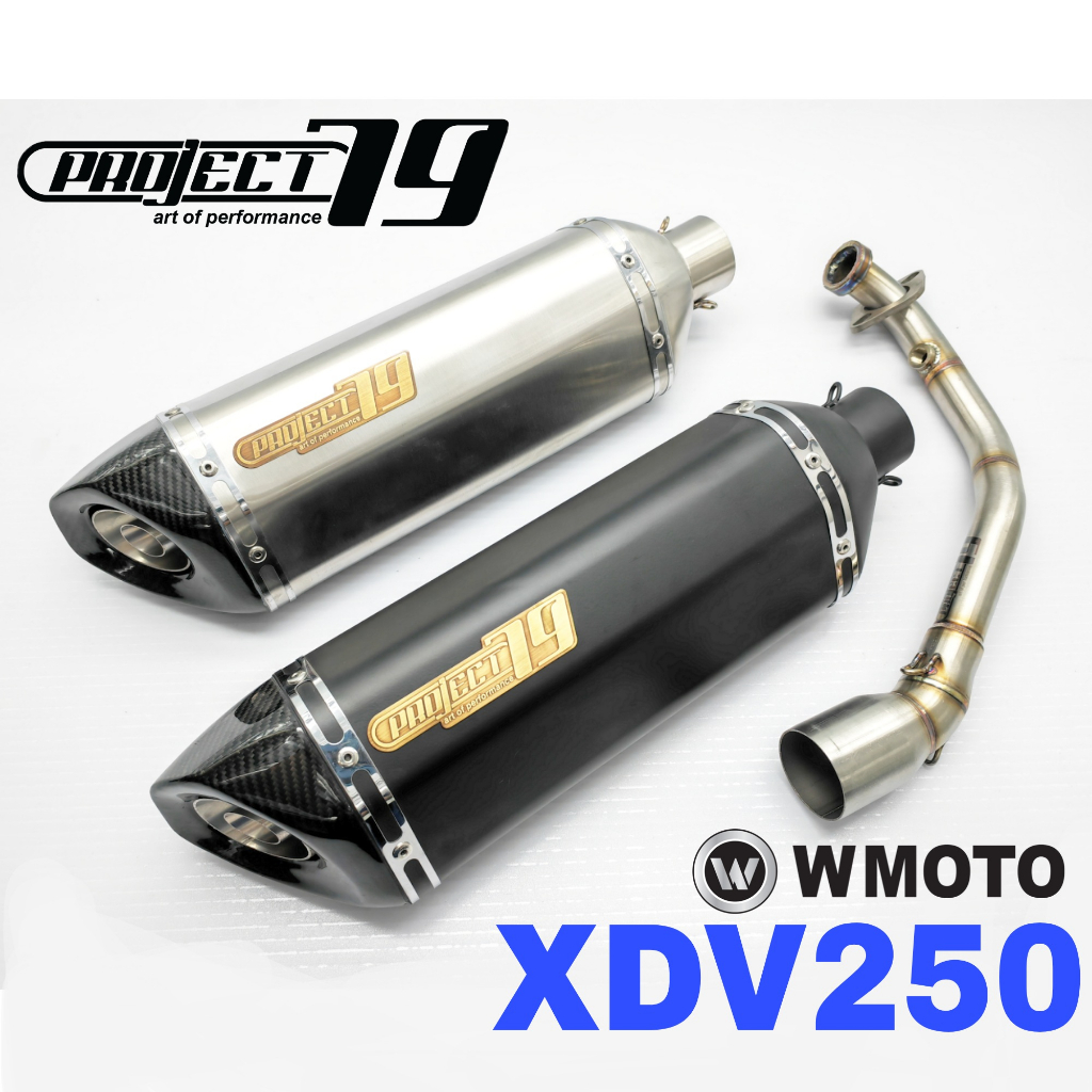 Project79 Exhaust WMOTO XDV250 XDV Ekzos Full System Tabung Muffler ...