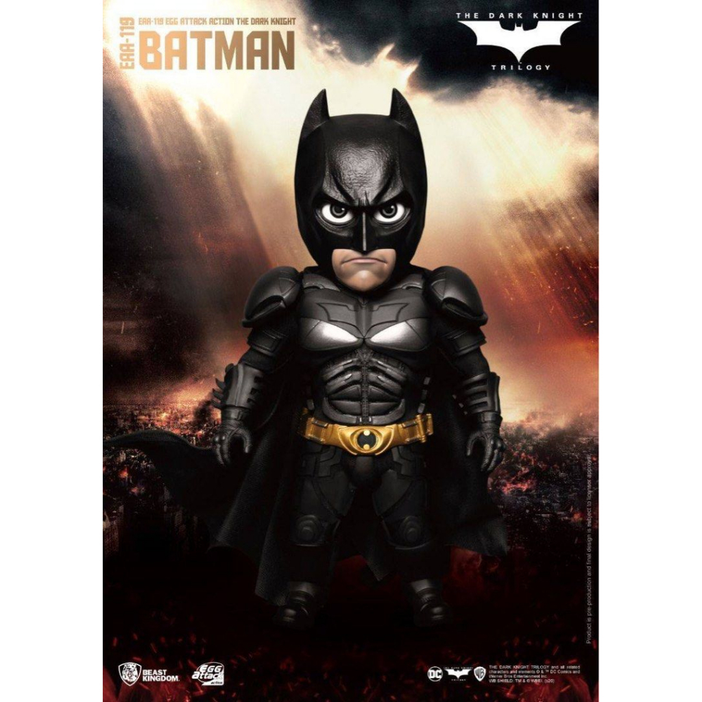 Beast Kingdom Egg Attack Action EAA-111 The Dark Knight Batman Action Figure | Shopee Malaysia