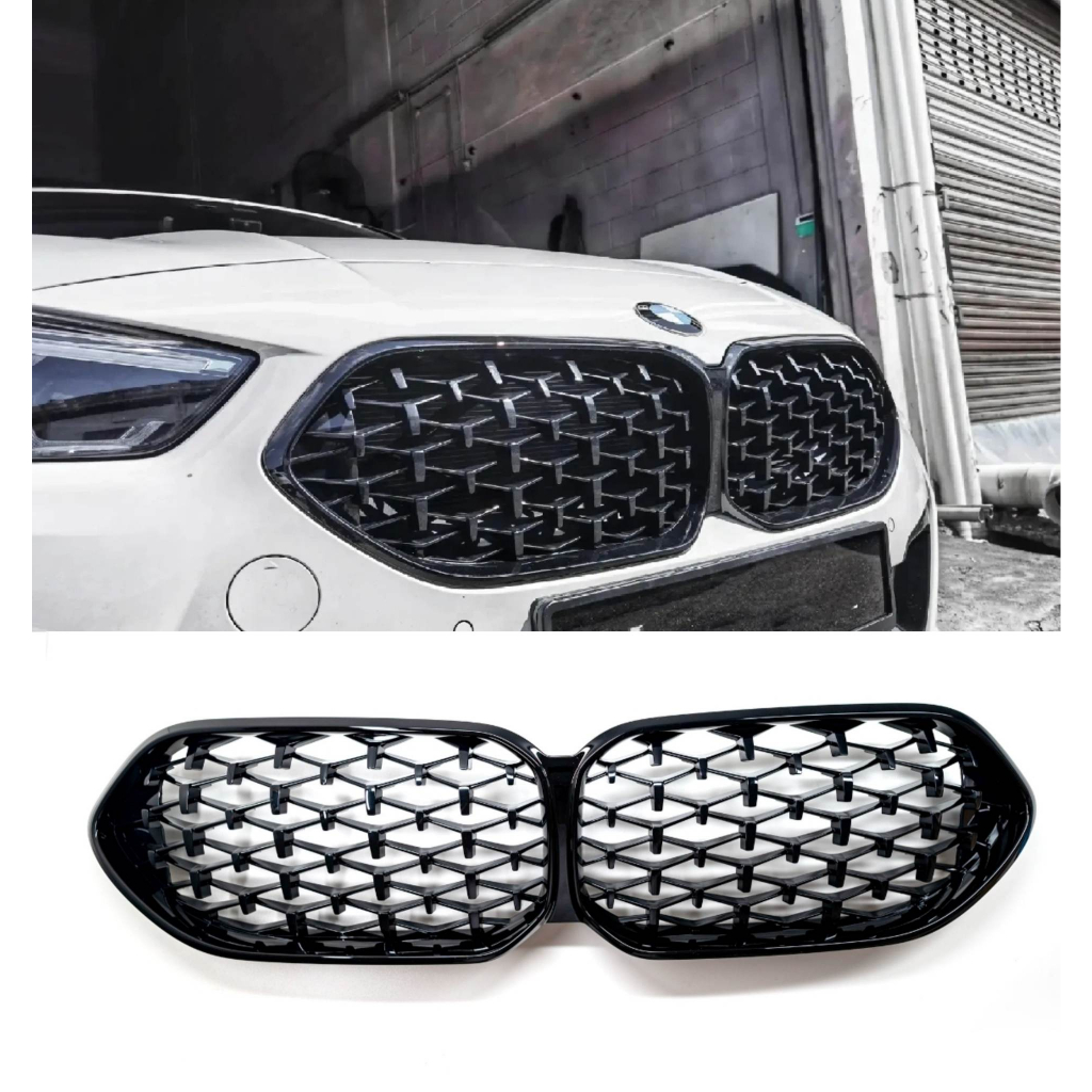 BMW F44 218i M Performance Piano Black Diamond Grille Front Mesh Grille ...
