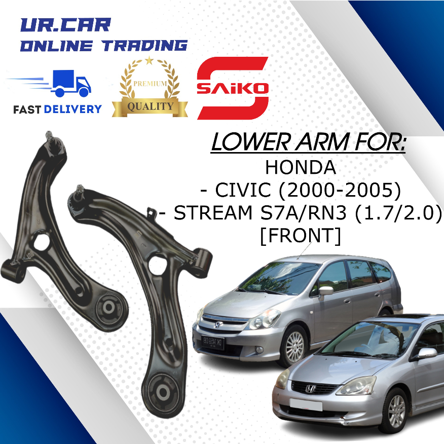 SAIKO HONDA CIVIC S5A (2000-2005) , STREAM S7A 1.7 / 2.0 FRONT (DEPAN ...