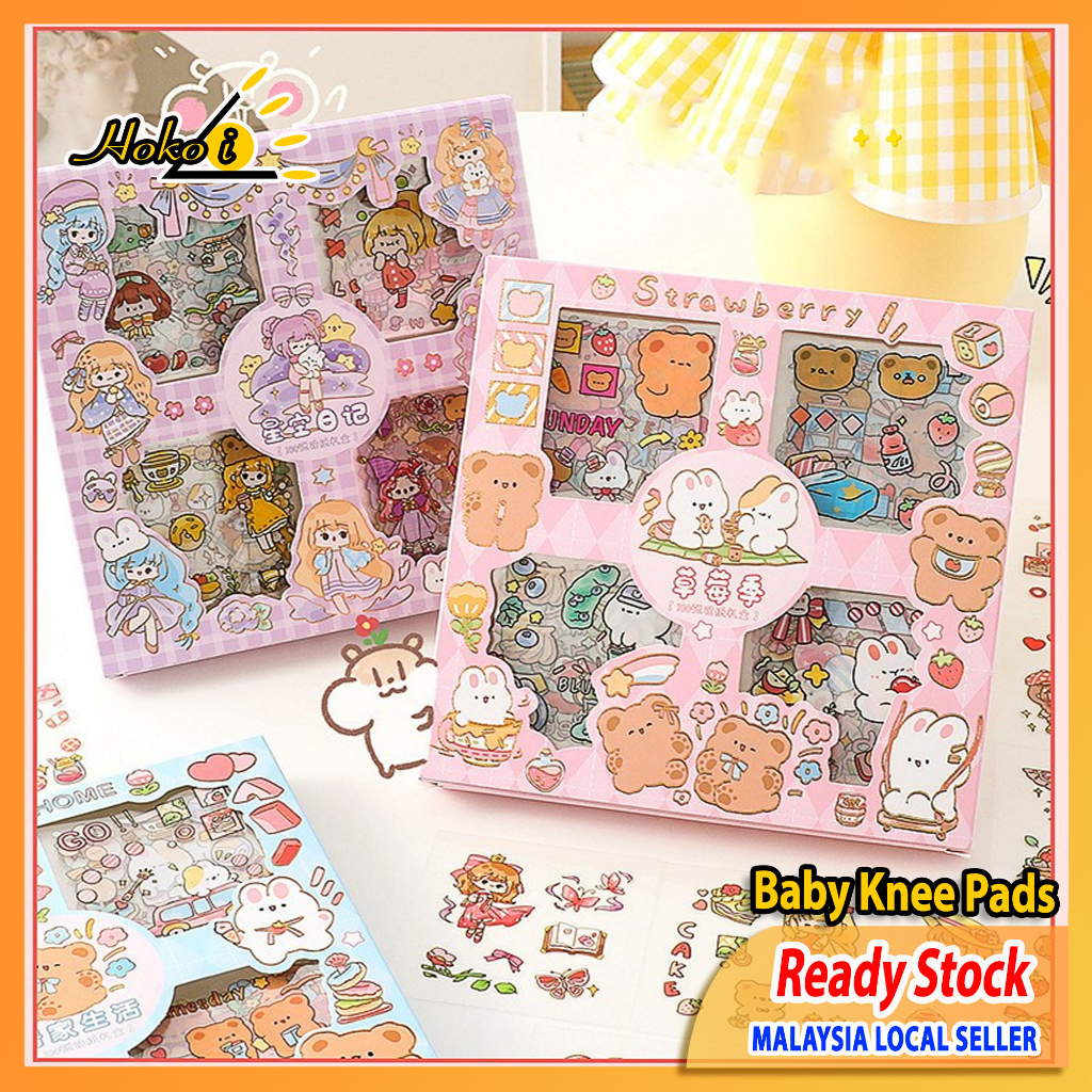 Pocket Sticker Set 100pcs Cute Sticker Gift Box Children Handbook ...