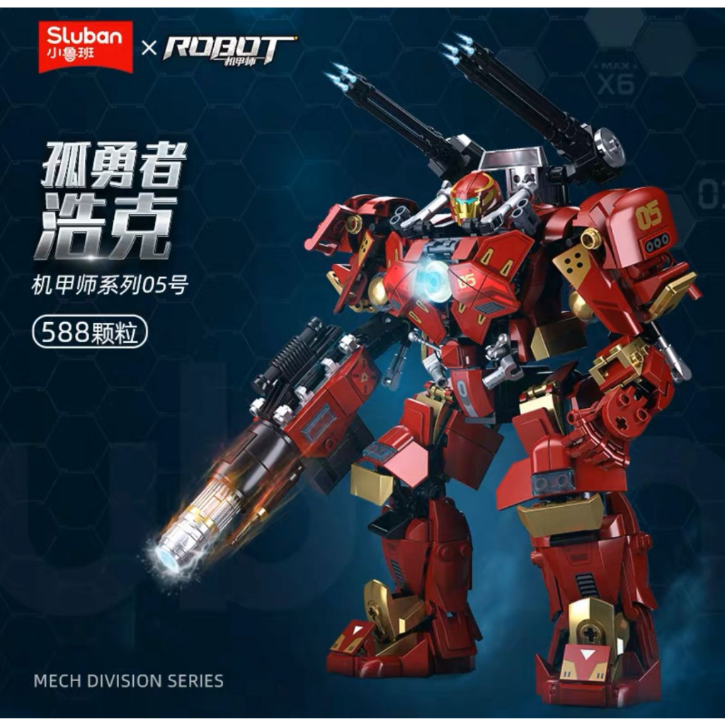 SLUBAN ROBOT HULK THE LONELY BRAVE BUILDING BLOCKS (M38-B1181) | Shopee ...