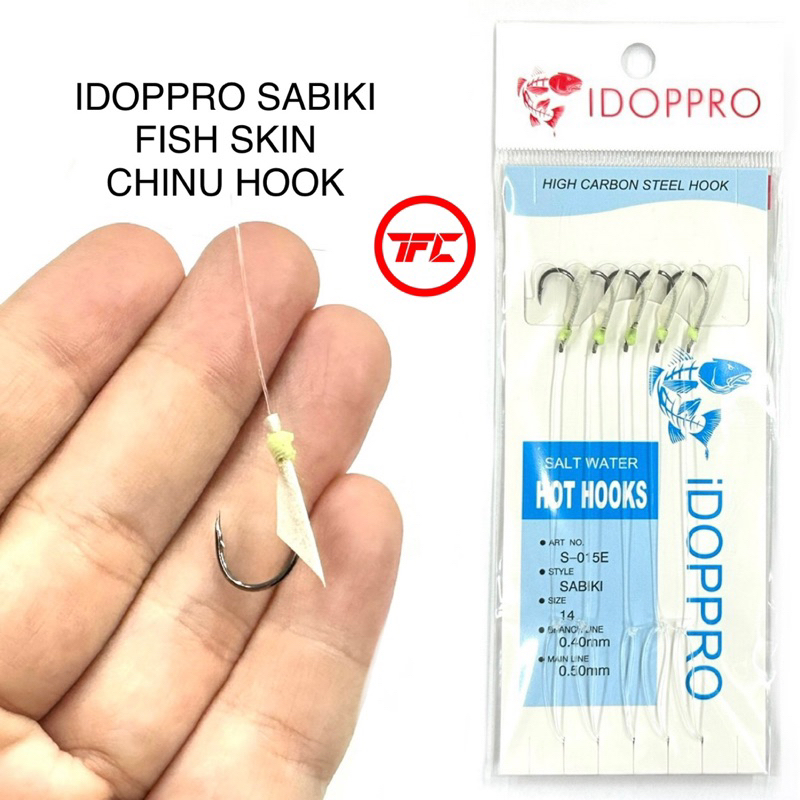 IDOPPRO Sabiki Fish Skin Chinu Hook S-015E Fishing Apollo | Shopee Malaysia