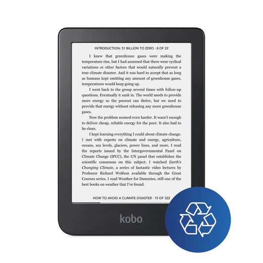 Rakuten Kobo Clara 2E eReader E Ink Carta ComfortLight PRO Waterproof Bluetooth WiFi (6"HD/16GB ...