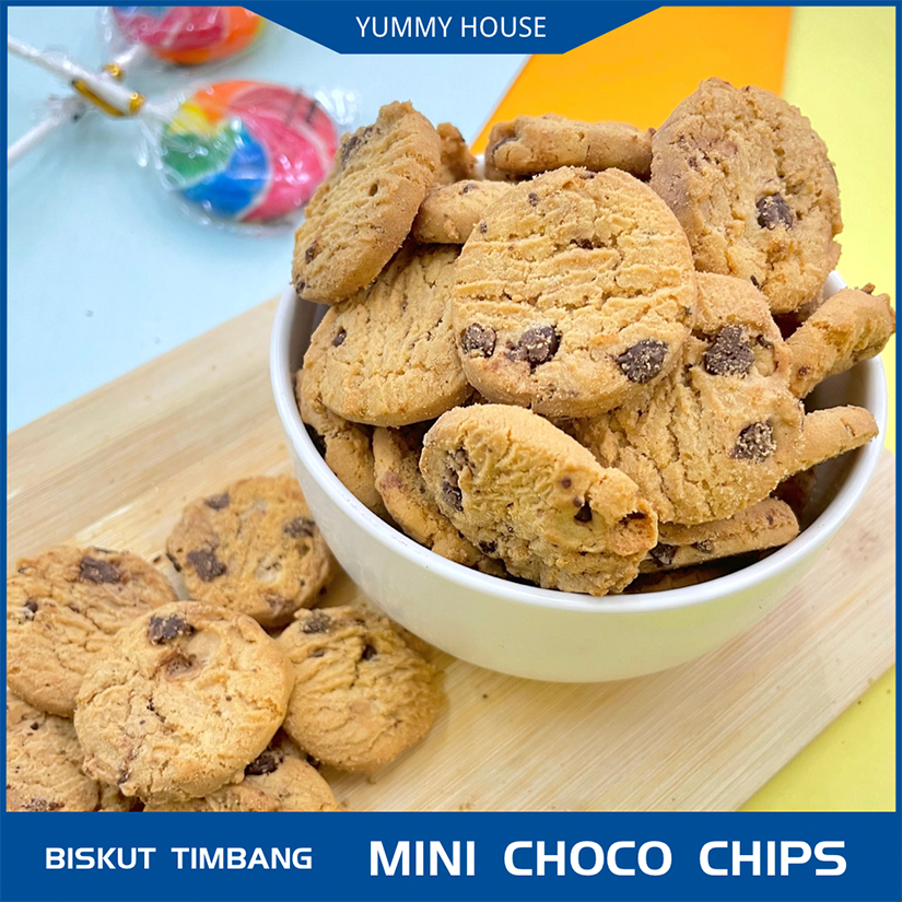 BISKUT TIMBANG/ HUP SENG MINI CHOCO CHIPS COOKIES /BISCUIT CHOCOLATE ...