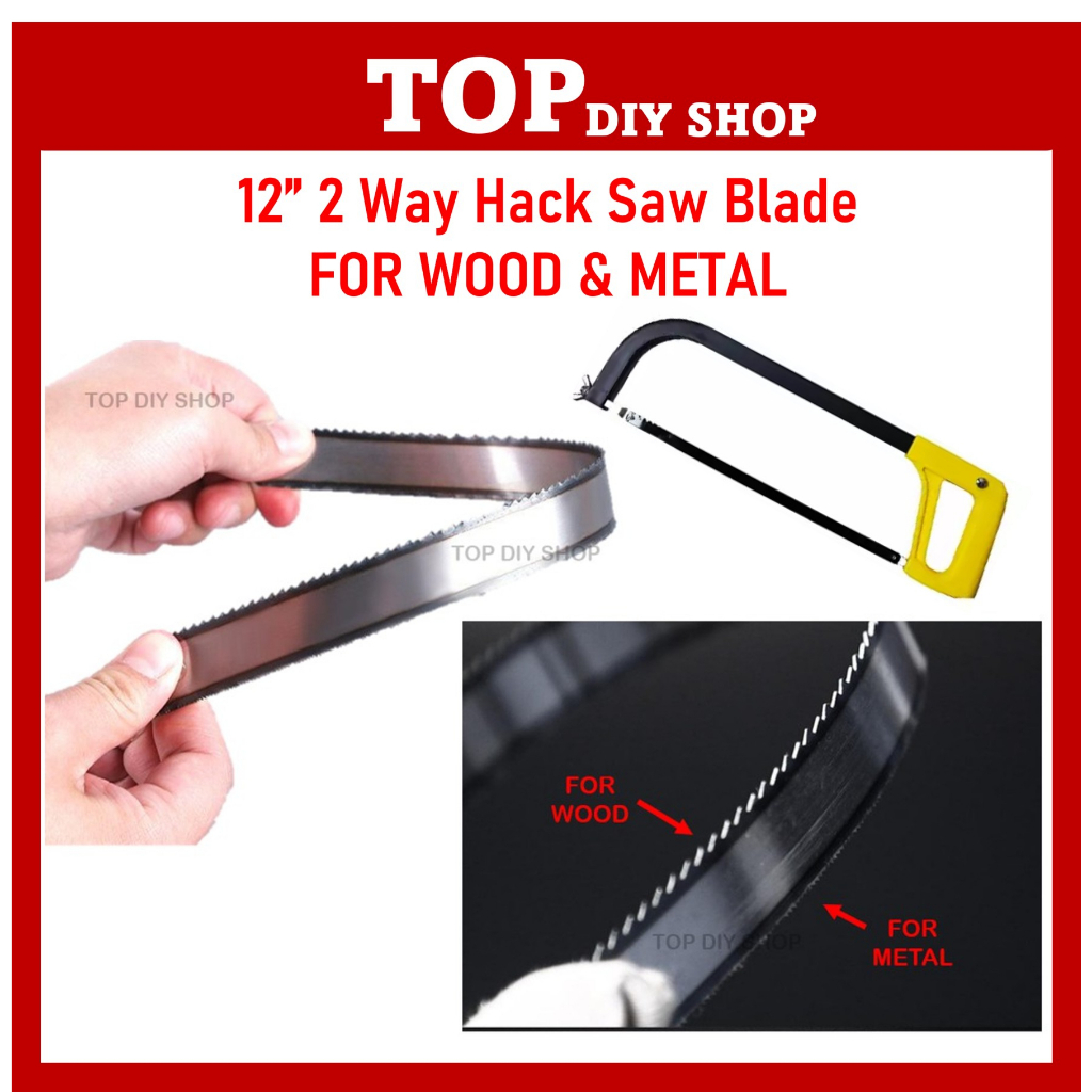 12” 2 Way Hack Saw Blade High Quality Double Function For Wood And ...