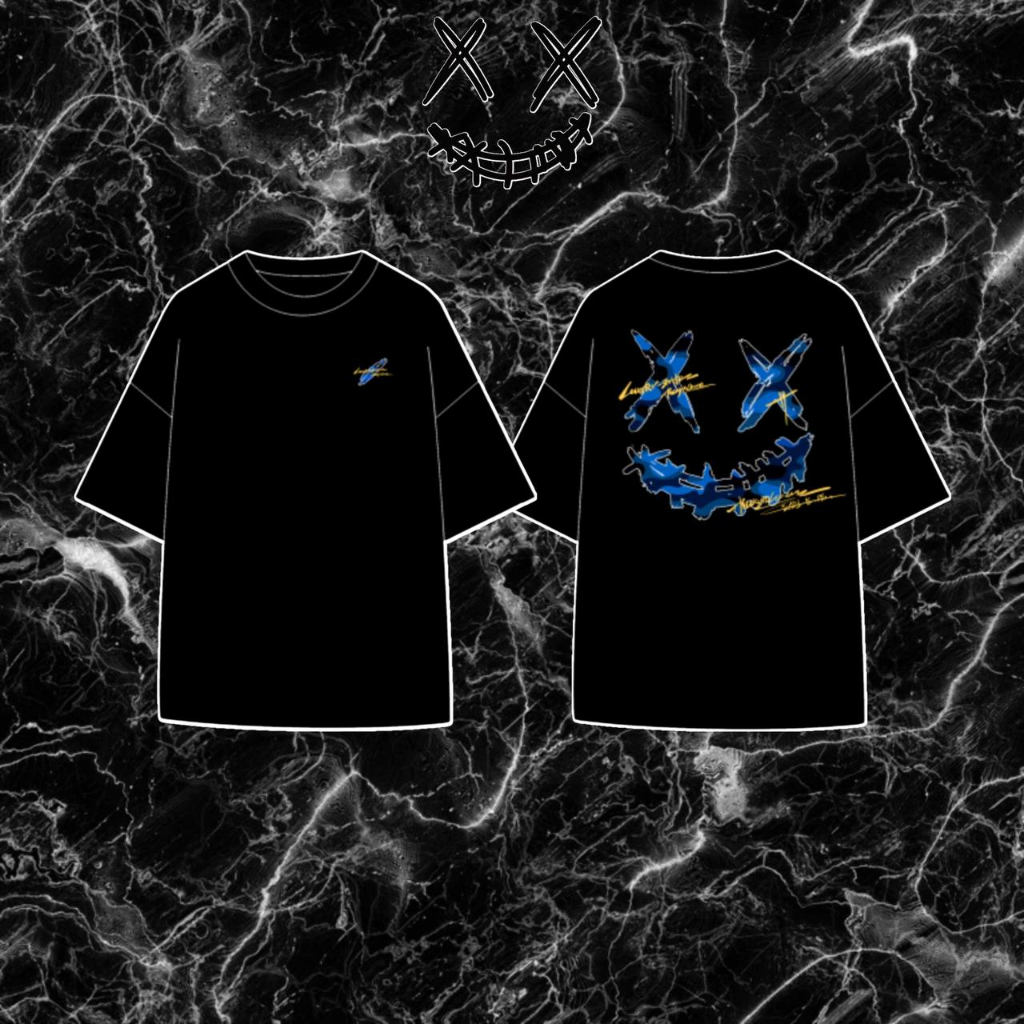 RICKY IS CLOWN ABC BLUE CAMO | Shopee Malaysia