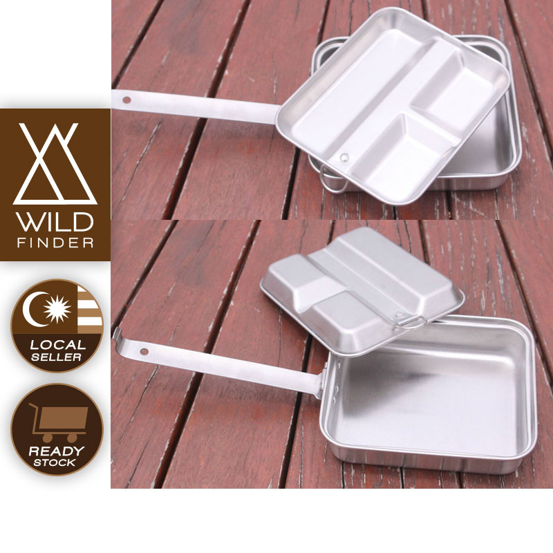 WildFinder 304 Stainless Steel British Army Mess Tin for camping ...