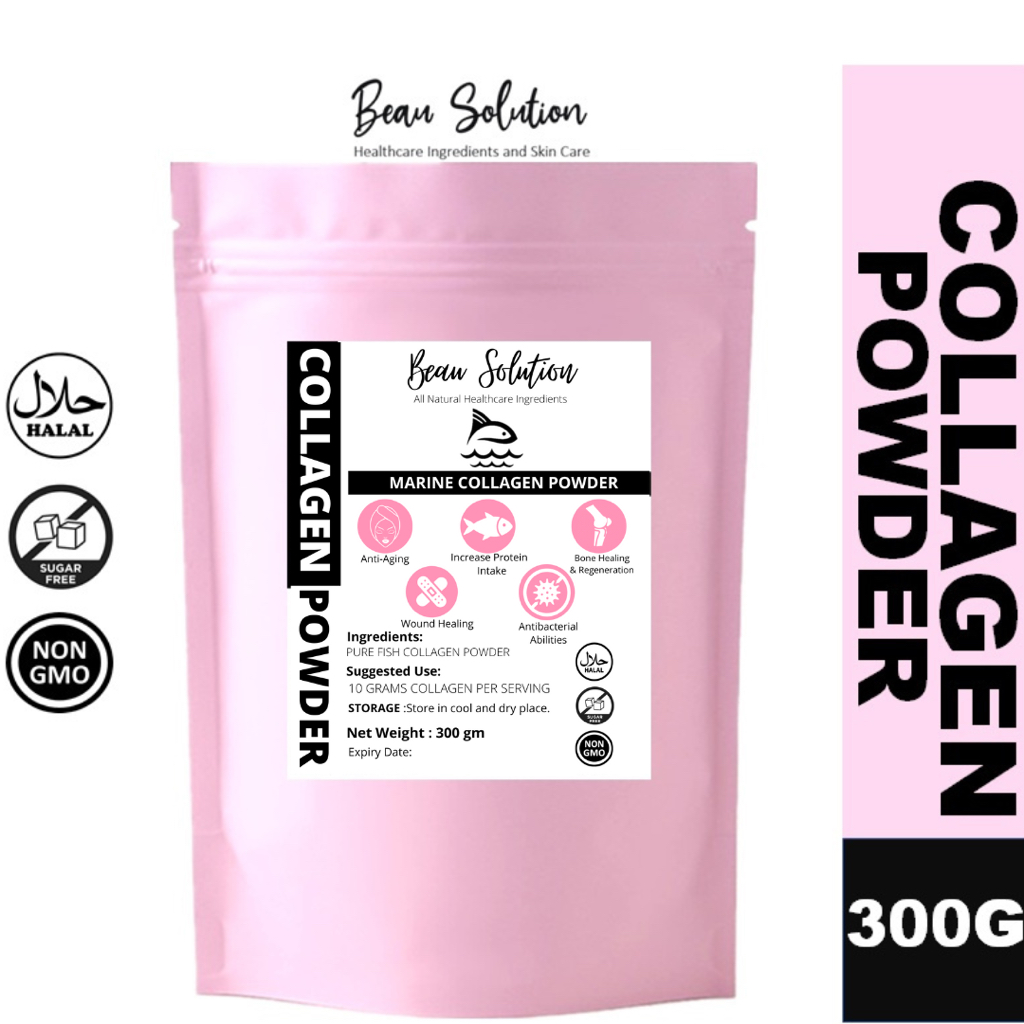 Pure Fish Collagen Powder /Serbuk Hidrolisis Kolagen Ikan /深海鱼胶原蛋白 300g ...