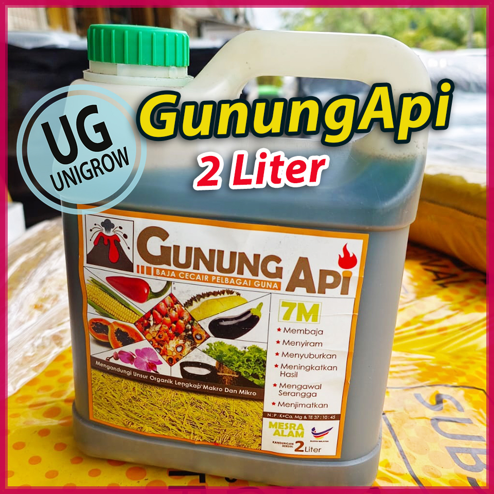 (1, 2 & 4 Liter) Vitamin Gunung Api Baja Cecair Pelbagai Guna Spray ...