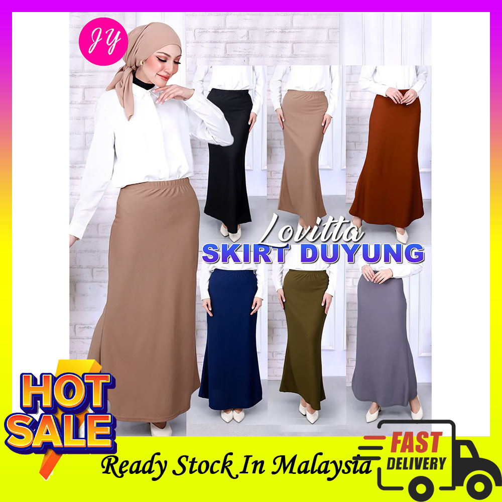 🔥READY STOCK🔥Lovitta Long Skirt Duyung Pakaian Skirt Duyung Perempuan *S3704* | Shopee Malaysia