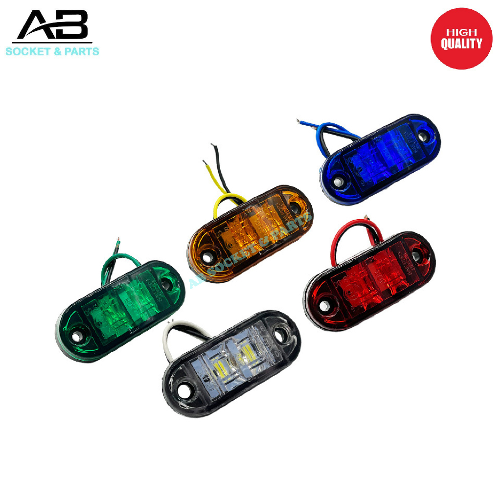 Lori LED Side Lamp 12-24V White Yellow Red Blue Green Side Marker ...