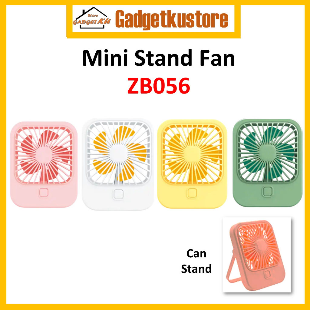 ZB056 Mini Stand Fan USB Rechargeable Portable Cooling Fan For Table ...