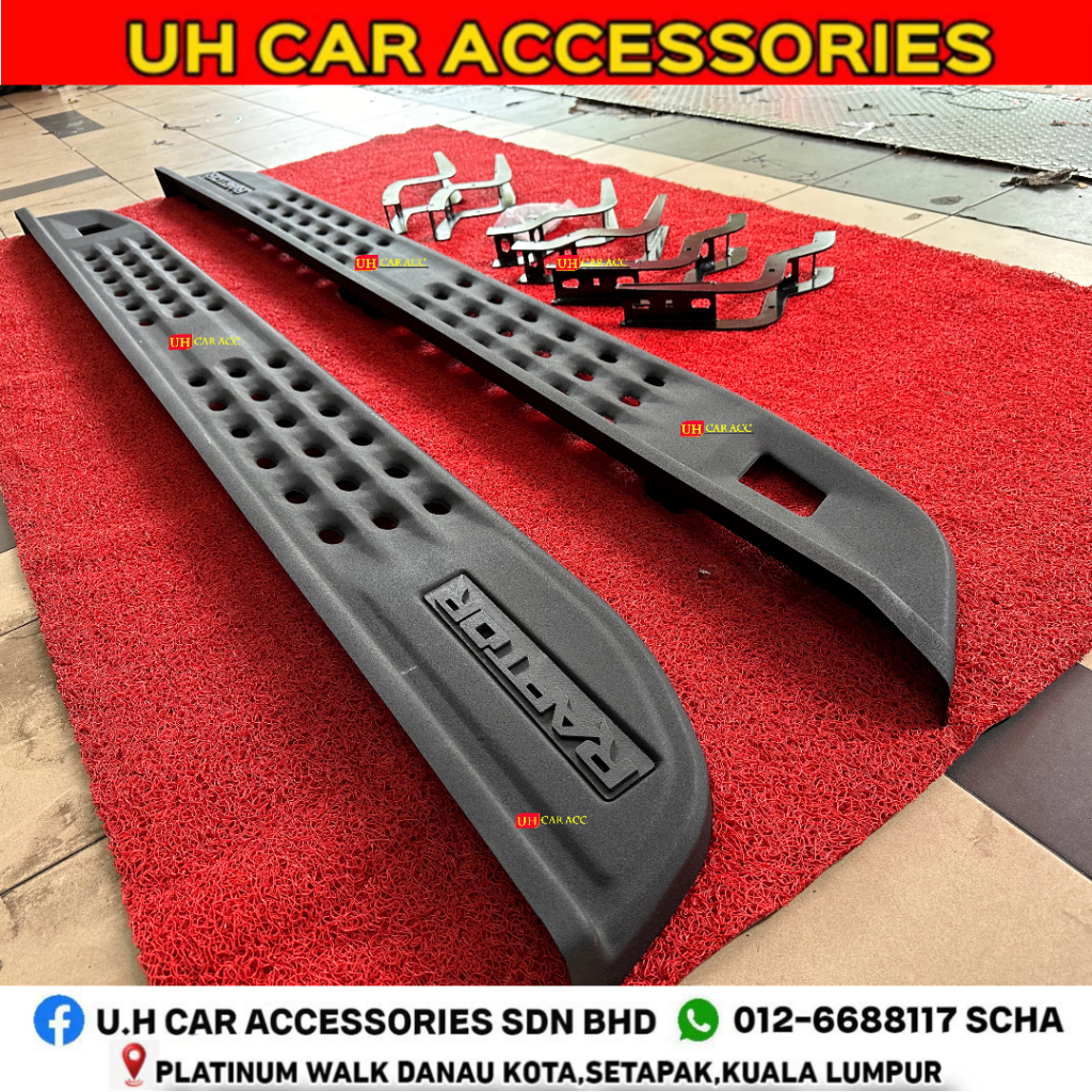 FORD RANGER T6 T7 T8 T9 RAPTOR STEEL BESI SIDE DOOR STEP RUNNING BOARD ...