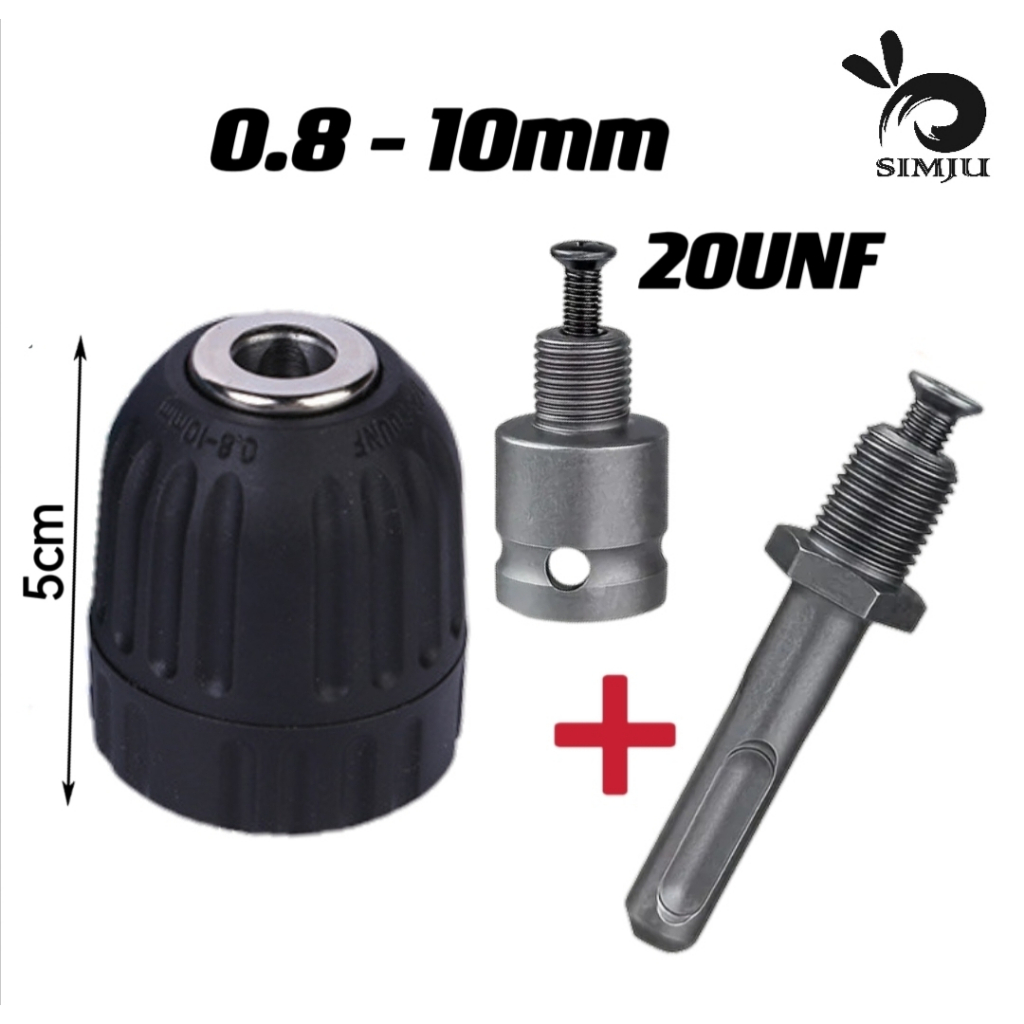 1.5-10mm/1.5-13mm/2.0-13mm/0.8-10mm 20UNF Drill Chuck Wrench Conversion Adaptor | Shopee Malaysia