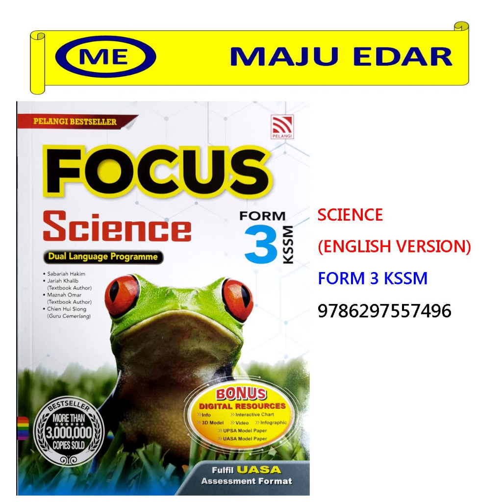 2023 PELANGI FOCUS TINGKATAN 3 KSSM / BUKU RUJUKAN / REFERENCE BOOK ...