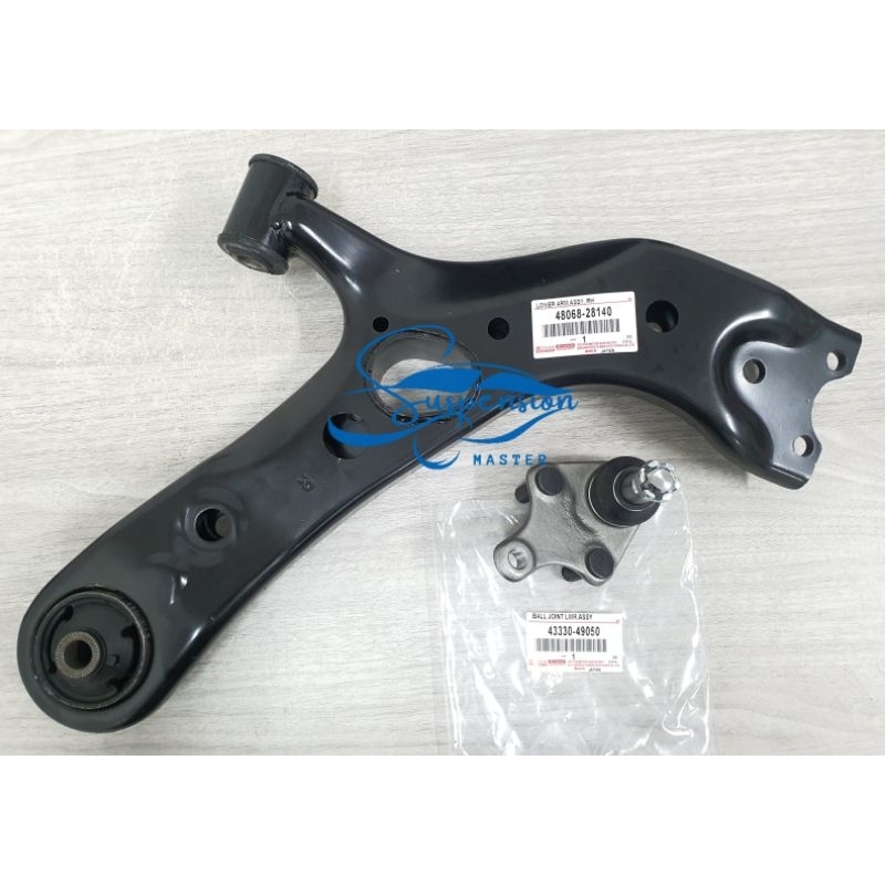 4 IN 1SET - FRONT LOWER ARM WITH BALL JOINT - TOYOTA ESTIMA VELLFIRE ALPHARD 2007-2014 ACR50 ...
