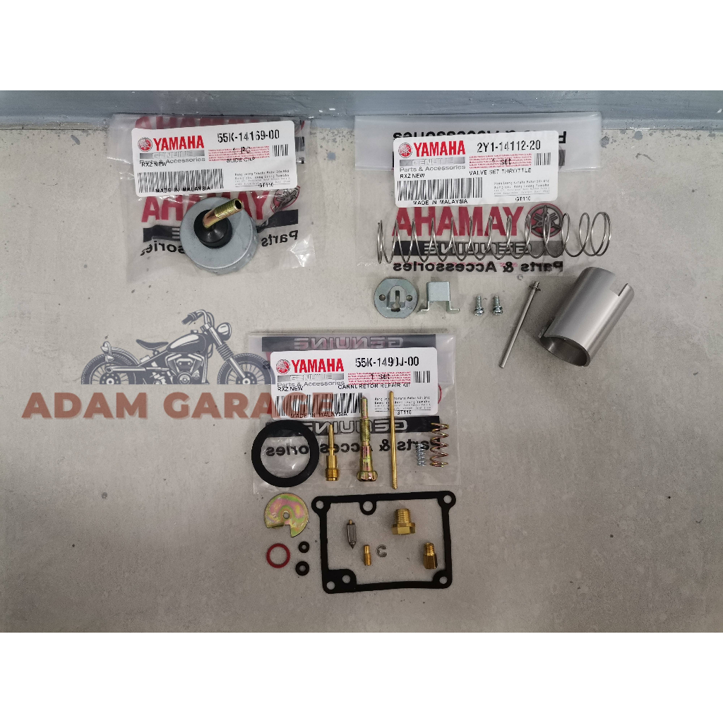 Rxz MILI CATALYZER RXZ carburetor Slide Needle set JARUM CARB KARB ...