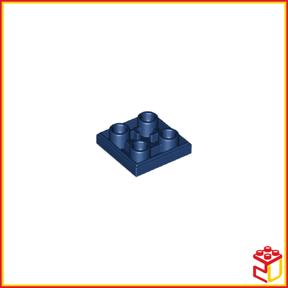 (Ready Stock) 11203 LEGO Parts Brick Profile Tile Dark Blue Modified 2 ...