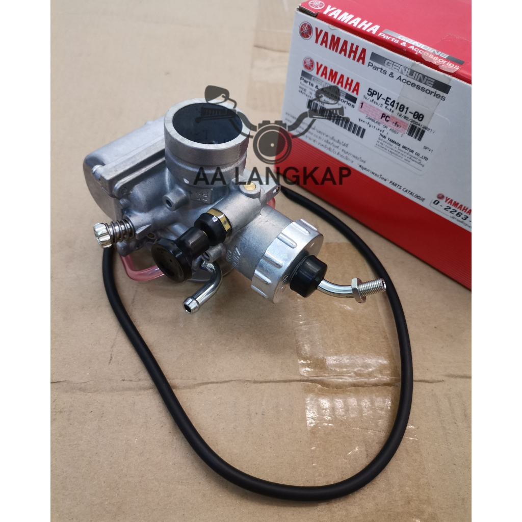 CABURATAR/CARB RXZ catalyzer 5pv original hong leong yamaha | Shopee ...