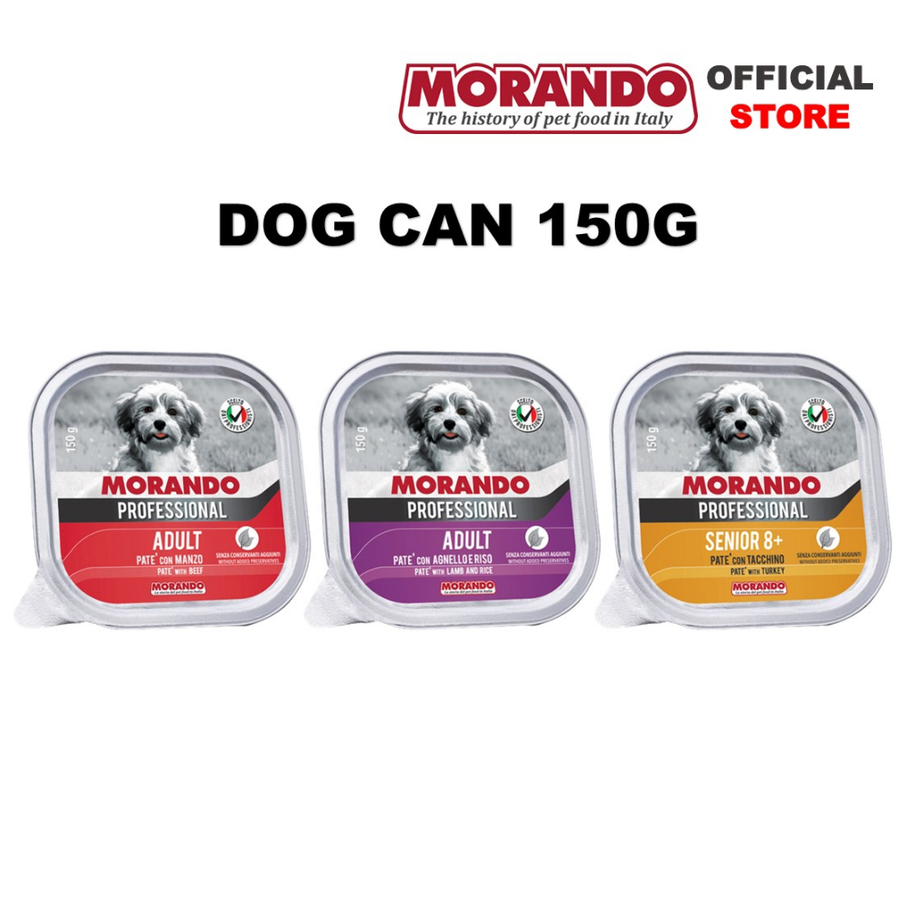 MORANDO PROFESSIONAL Pate Dog Can Food (150g) | Shopee Malaysia