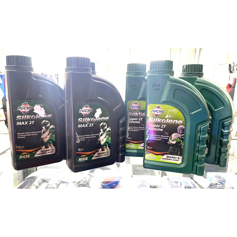 (CLEAR STOCK PACKING ADA ROSAK KENA AIR) -SILKOLENE 2T OIL 2T MAX ...