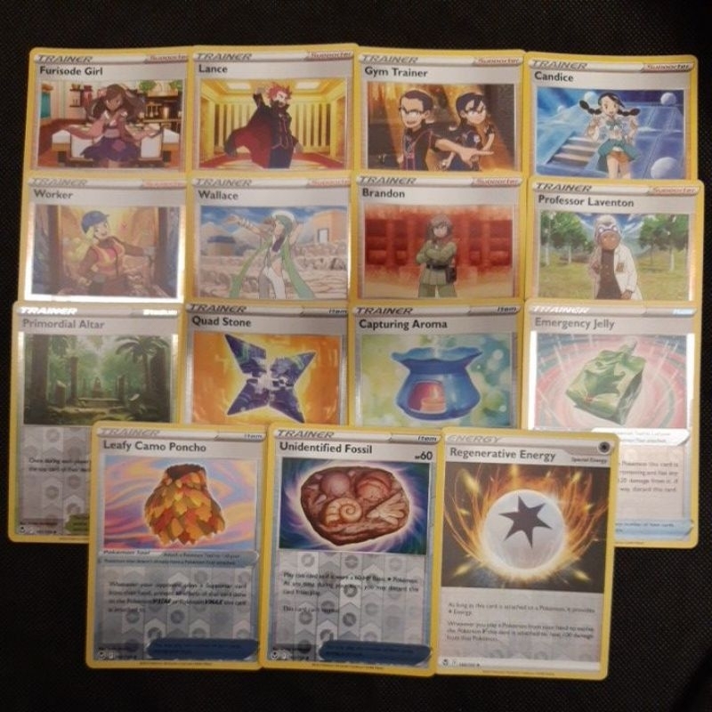 Pokemon Card TCG: Silver Tempest Trainer: Furisode Girl/ Lance/ Candice ...