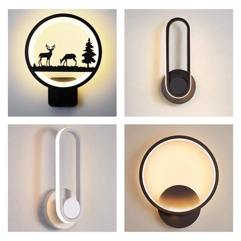 Modern LED Wall Light Wall Lamp Scones Lampu Dinding Lampu Hiasan ...
