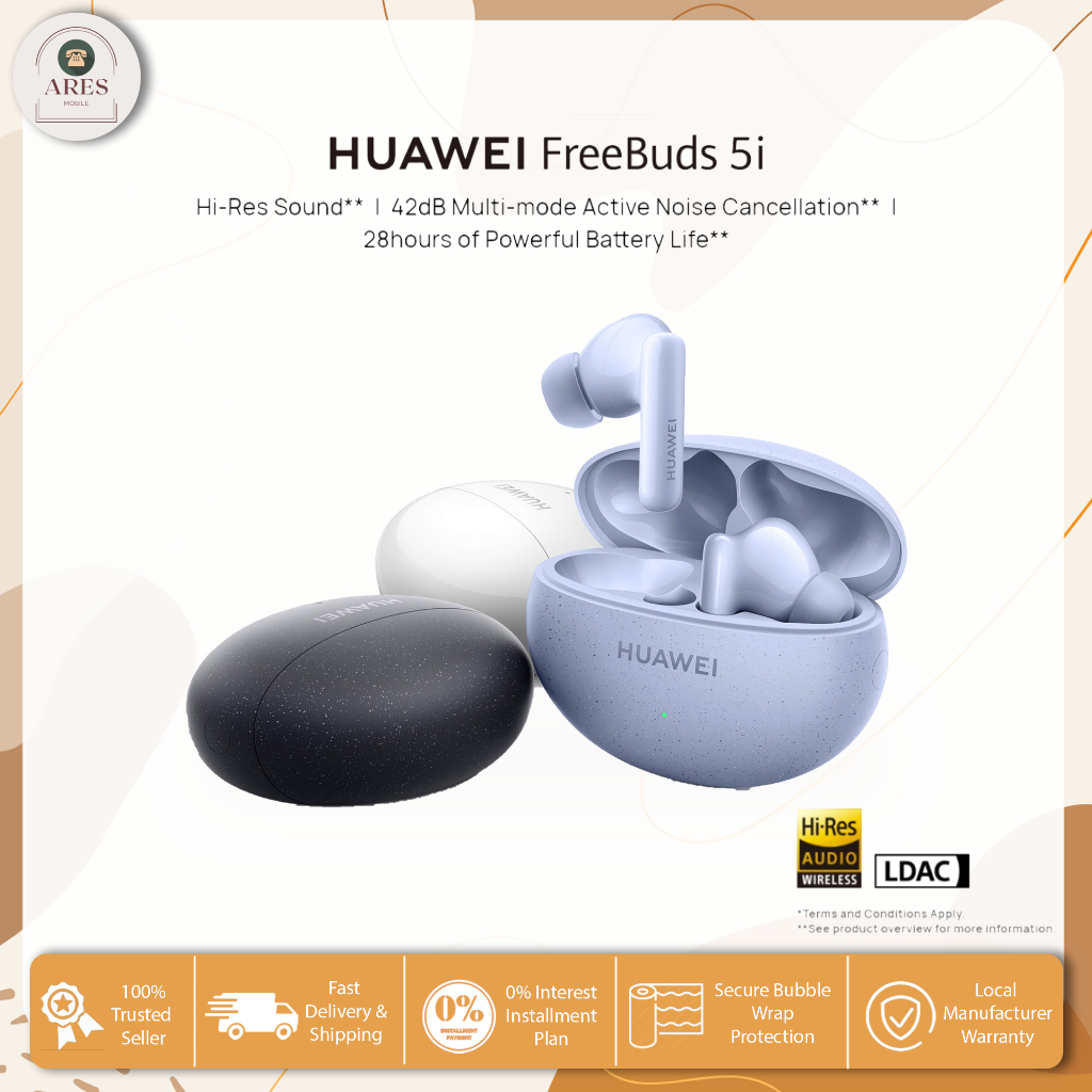 HUAWEI FreeBuds 5i Wireless Earphone | TWS Bluetooth Earbuds | Hi-Res ...