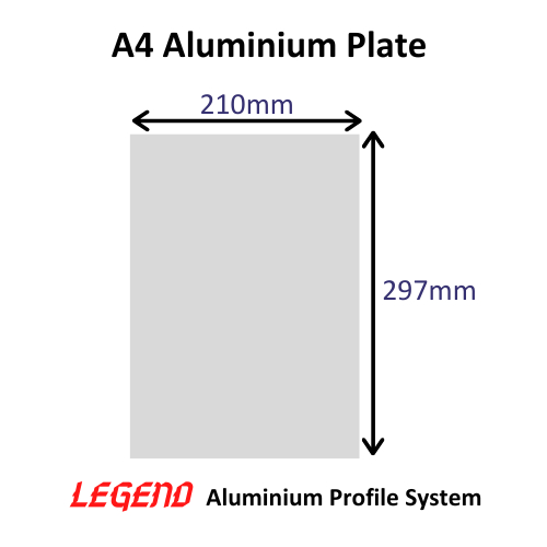 Aluminium Plate A3 A4 1mm, 1.5mm, 2mm, 3mm, 4mm Aluminum Sheet Papan ...