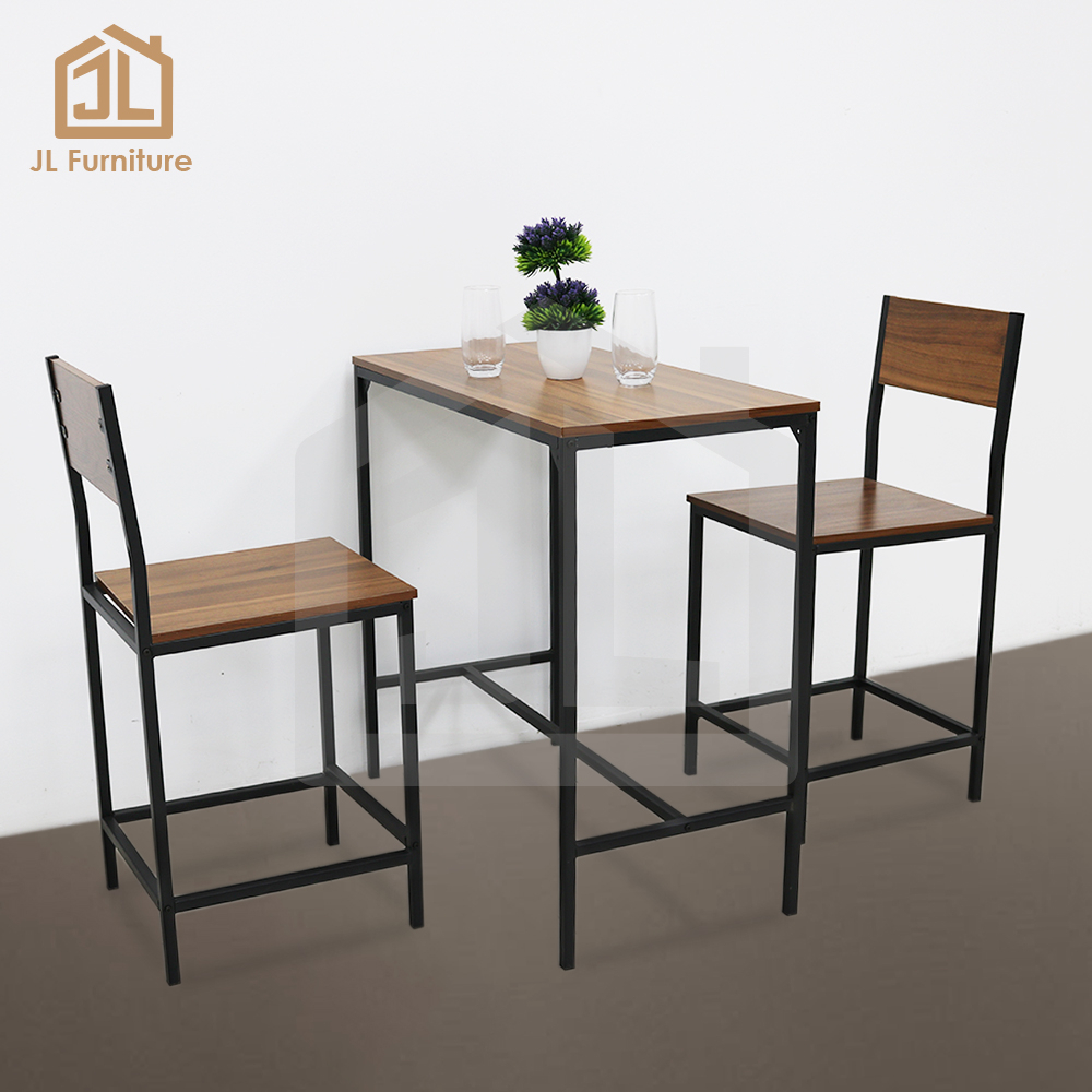 JL Furniture Bar Table Set with 2 Stools / Dining Table Home Living ...