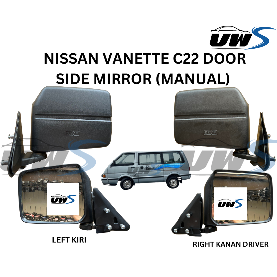 NISSAN VANETTE C22 DOOR SIDE MIRROR (MANUAL) LEFT RIGHT | Shopee Malaysia