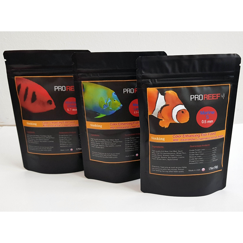 Pro Reef fish pellet ( Marine fish formula) | Shopee Malaysia