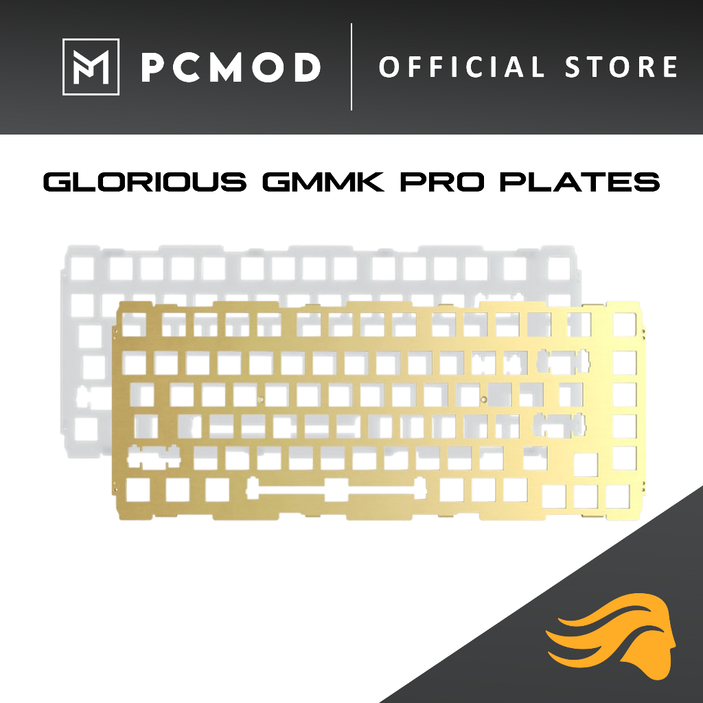 GLORIOUS GMMK Pro 75% - [Polycarbonate/ Brass] Switch Plate | PCMOD ...