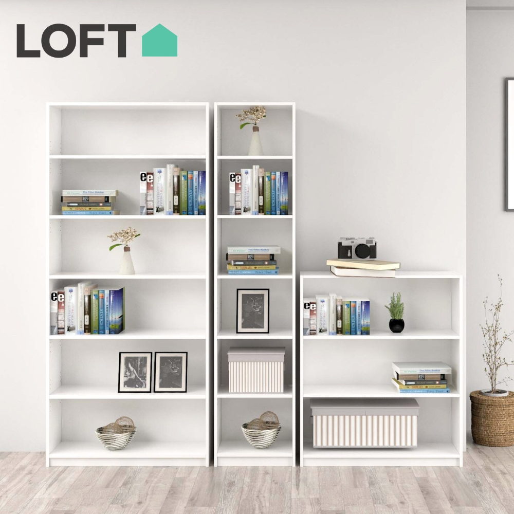Loft Living 6 Tier BookCase/Rak Tinggi/Home Furniture/Rak Murah/Almari ...