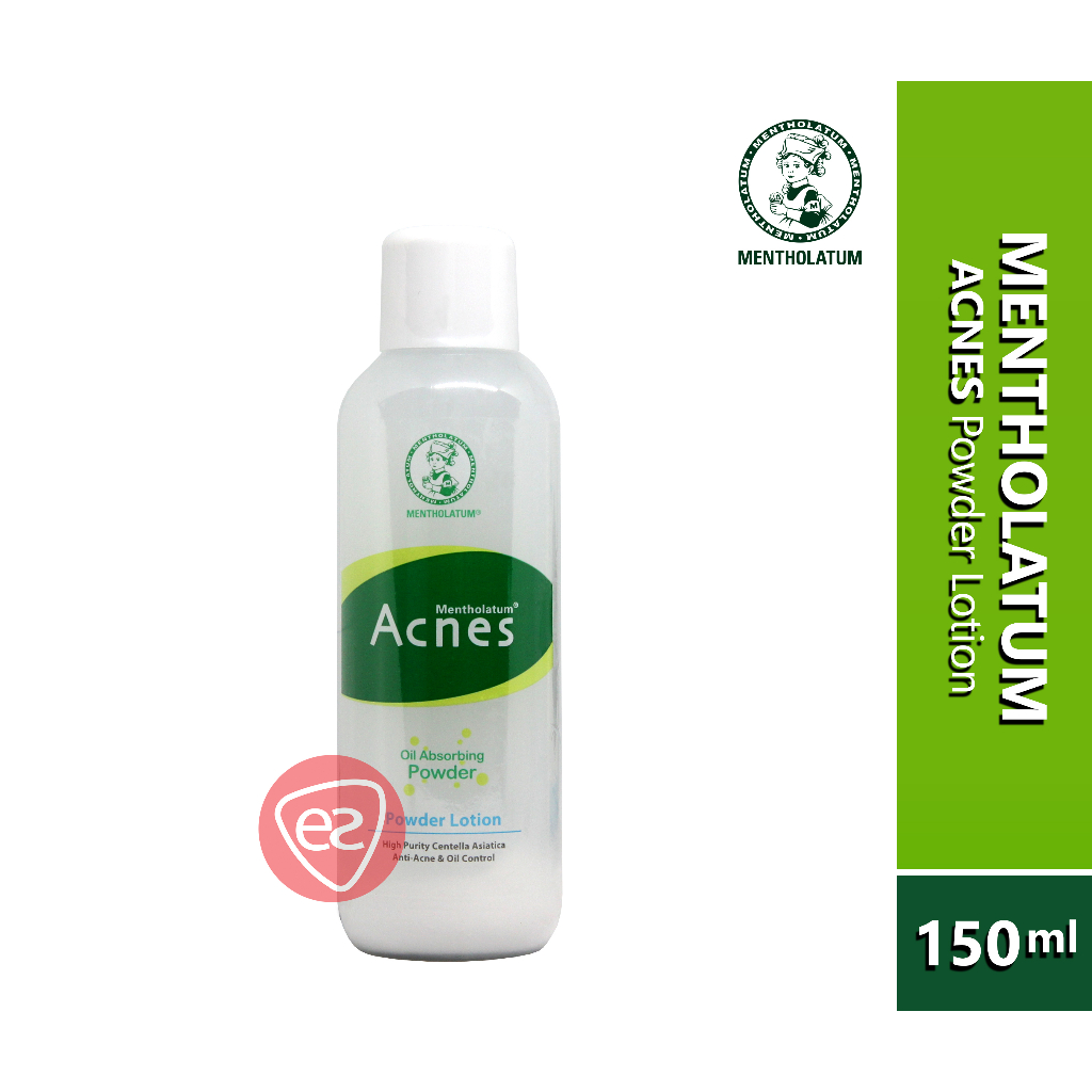 Mentholatum Acnes Powder Lotion 150ml With Oil Absorbing Powder ...