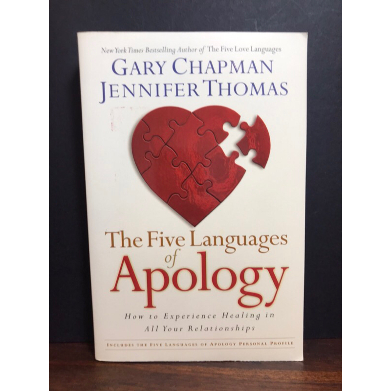 The Five Languages of Apology by Gary Chapman | Shopee Malaysia