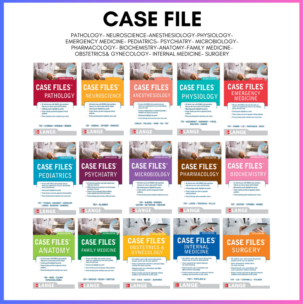 Case File MBBS-USMLE-FAMILY MEDICINE- ANATOMY-PATHOLOGY-EMERGENCY ...