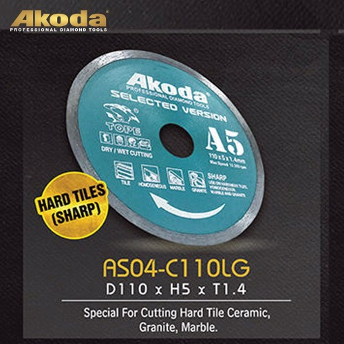 Akoda AS04-C110LG (A5) Diamond Blade Cutting Disc 4" 110MM (D) x 1.4MM ...