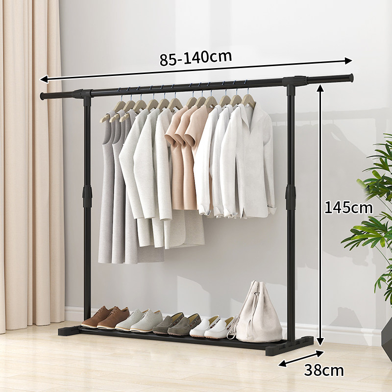 Clothes Hanger & Drying Racks Single Pole Clothes Hanging Rack ...