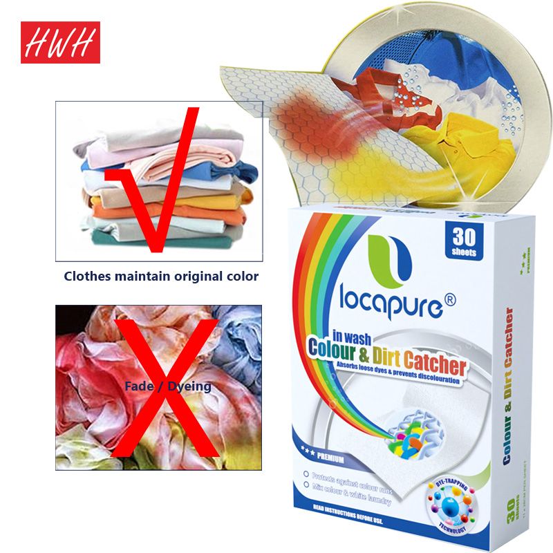 HWHOME Clothes Color Absorber and Anti-Dyeing Anti-Fade Film Anti ...