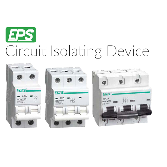 EPS ISOLATOR 2 POLE & 3 POLE 32A/40A/63A / MAIN SWITCH CIRCUIT BREAKER ... EPS ISOLATOR 2 POLE & 3 POLE 32A/40A/63A / MAIN SWITCH CIRCUIT BREAKER ...