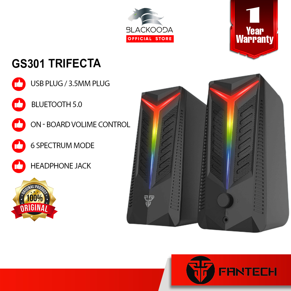 Fantech Trifecta GS301 Gaming Speaker Pc Computer Laptop Speaker ...