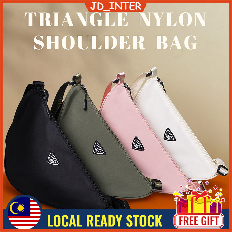 Korean New Triangle Shape Sling Bag Nylon Crossbody Bag Chest Pack ...