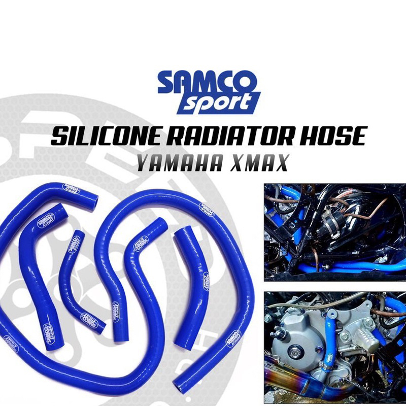 XMAX SAMCO SPORT Radiator Silicone Coolant Hose Water Pipe Kit XMAX 250 ...