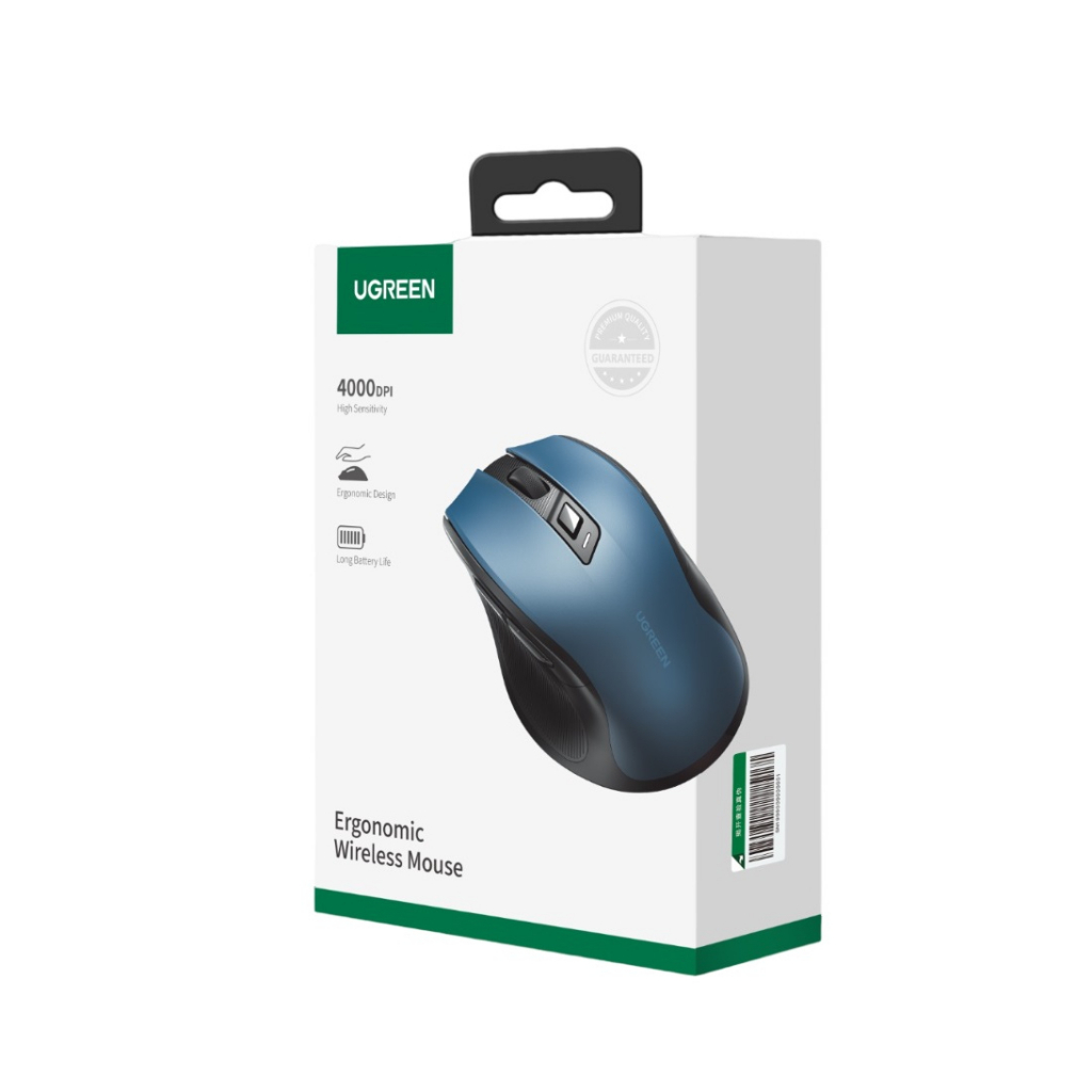 UGREEN MU006 2.4G SILENT WIRELESS MOUSE WITH 6 BUTTONS AND 4000 DPI ...
